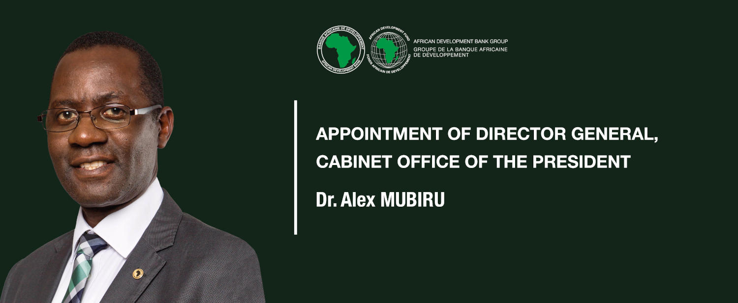 Dr. Alex Mubiru appointed as Director General in the Cabinet Office of ...